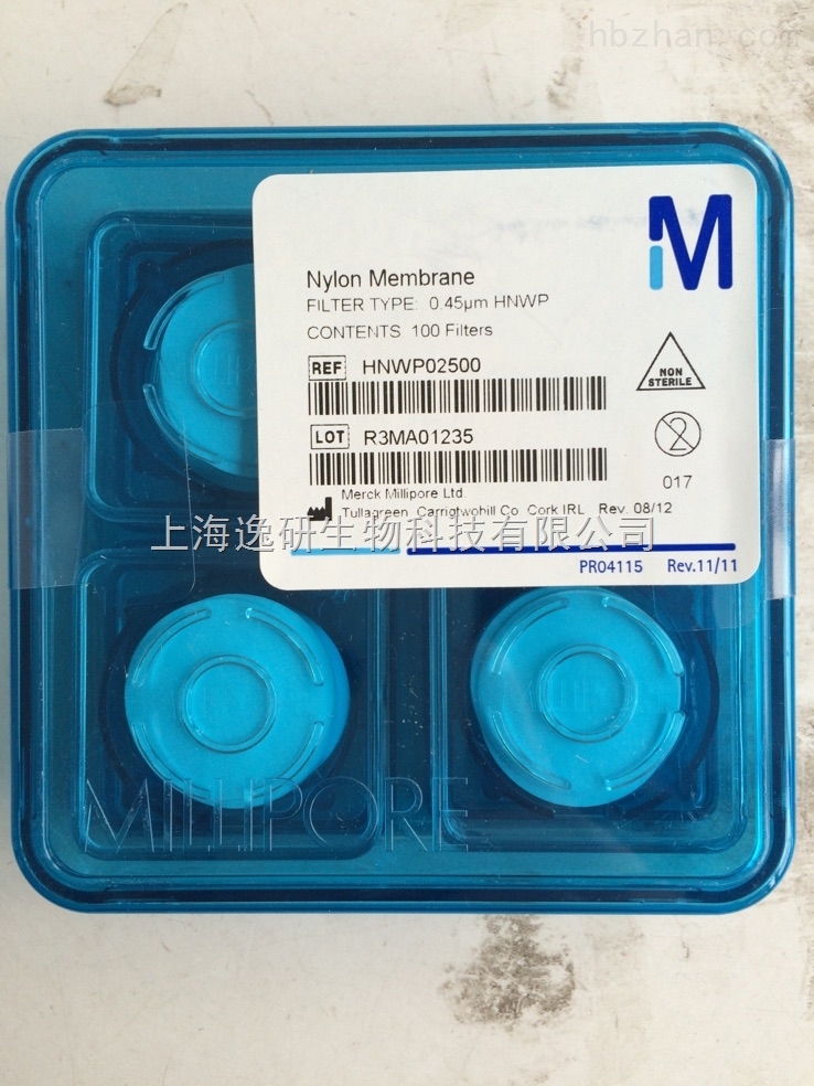 HNWP04700-MILLIPORE 尼龙0.45微米孔径过滤膜-上海逸研生物科技有限公司