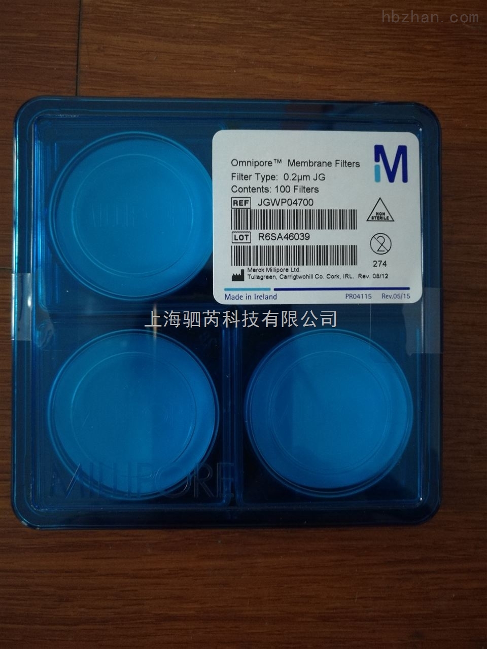 Merck Millipore聚四氟乙烯过滤膜（亲水性）0.2um，47mm-环保在线